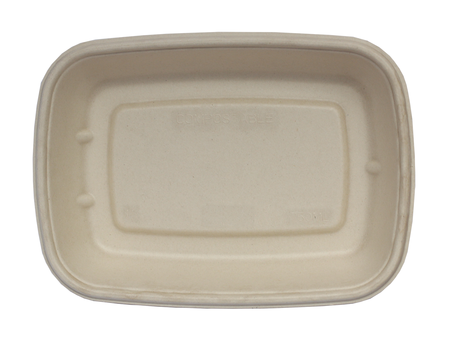 24oz LINED Rectangular Fiber Container – Simply Pak