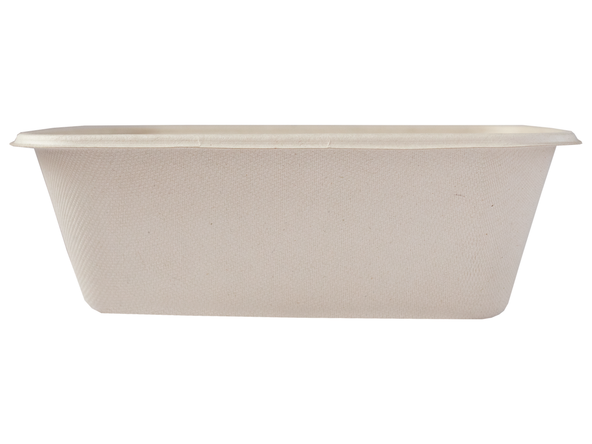 36oz Rectangular Fiber Container – Simply Pak
