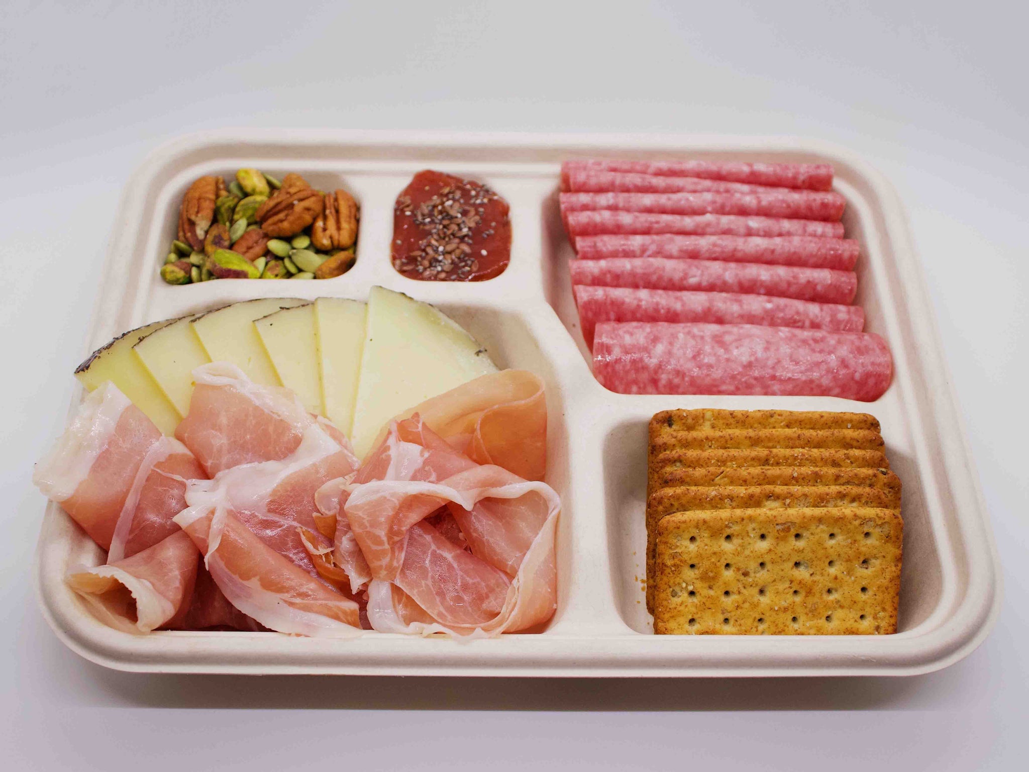 Clear Lid 5-C Fiber Bento Box – Simply Pak