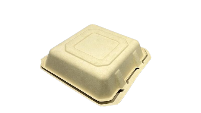 8x8 3- Compartment Fiber Clamshells – Simply Pak