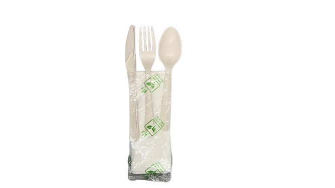 PSM Eco Cutlery Kit FKSN - Beige Color – Simply Pak