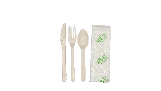 PSM Eco Cutlery Kit FKSN - Beige Color – Simply Pak